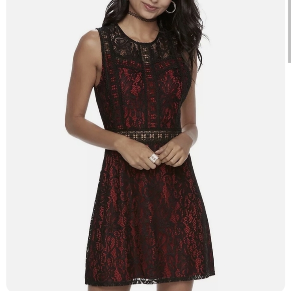 Disney | Dresses | Disney Pixar Coco Goth Red Black Lace Fit Flare ...